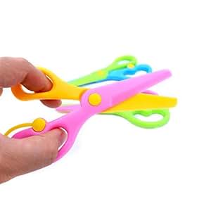 Amazon.com: LoveInUSA 3 PCS Children Safety Scissors Set Preschool ...