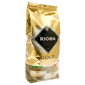 Rioba Café Tostado de Grano Entero Gold Grani Espresso, 80% Arábica y ...