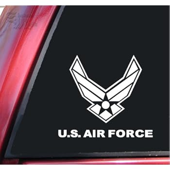 Amazon.com: USAF US Air Force Wings - Car, Truck, Notebook, Vinyl Decal ...