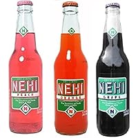 Amazon.com : Nehi Soda 3-Pack: Grape, Orange and Peach (12oz long neck ...