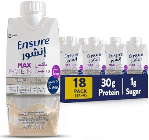 Ensure max Protien Vanilla 330ML pack of 18 price in UAE | Amazon UAE ...