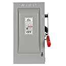 Siemens HF361 30-Amp 3 Pole 600-volt 3 Wire Fused Heavy Duty Safety ...