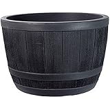 Stewart Plastics 61cm Blenheim Half Barrel Planter (Large): Amazon.co ...