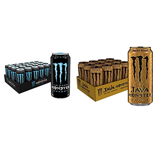 Monster Energy, Lo-Carb Monster, Low Carb Energy Drink, 16 Ounce (Pack ...