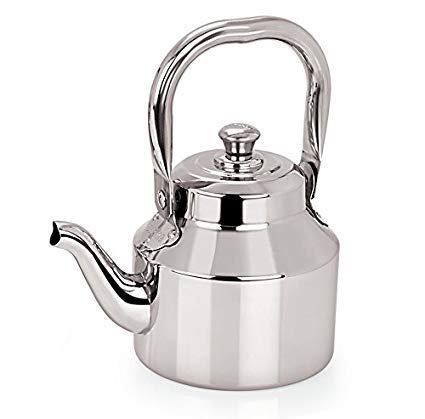 Buy e-Global Stainless Steel Big Tea Kettle, 40 cup tea kettle - Silver ...