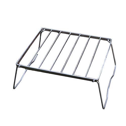 Amazon.com : Stainless Steel Barbecue Rack, Collapsible Grill Warming ...