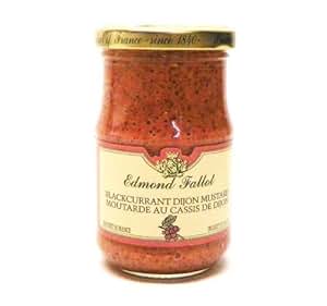 Amazon.com : Edmond Fallot Blackcurrant Dijon Mustard - 7.2oz : Gourmet ...