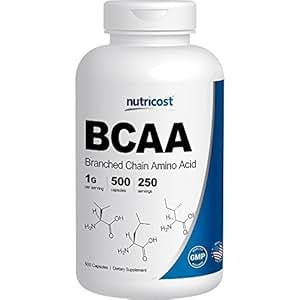 Amazon.com: Nutricost BCAA Capsules 2:1:1 500mg, 500 Caps: Health ...