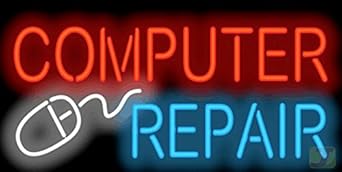 Computer Repair Neon Sign - Picture Lights - Amazon.com