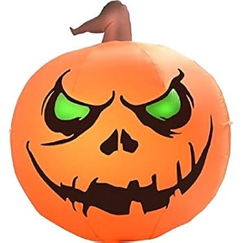 Amazon.com: Gemmy Airblown Inflatable 3.5' X 2.5' Pumpkin Clown ...