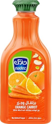سعر نادك عصير نكتار بنكهة البرتقال والجزر والفواكه المختلطة، 1.3 لتر فى ...