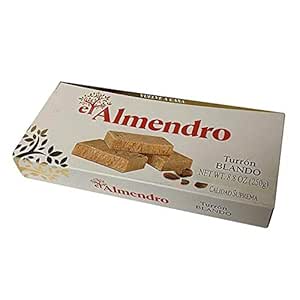 Amazon.com : El Almendro Turron Blondo Traditional Soft Spanish Torrone ...
