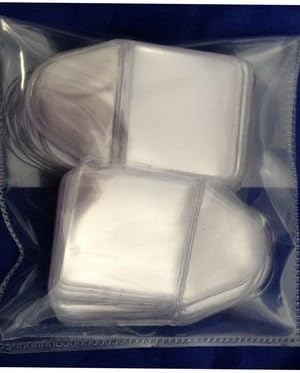 2″ x 2″ Clear Plastic Coin Envelopes (Pack of 200) – BigaMart