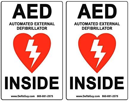 سعر 2-Pack 4 Width x 6" Height, Vinyl, Red and Black on White ...