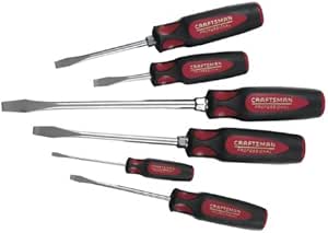 Craftsman 9-1184 Standard Professional Screwdriver Set, 6-Piece ...