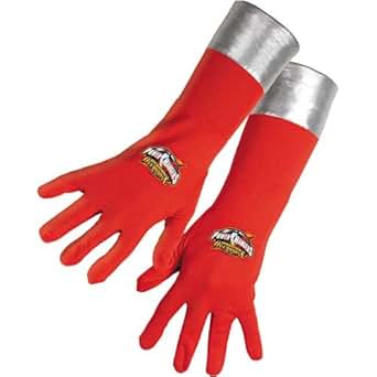 Amazon.com: Power Ranger Red Ranger Gloves Costume Accessory: Clothing