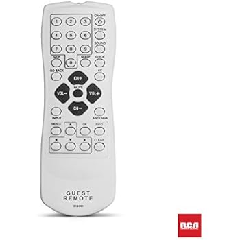 Amazon.com: RCA Guest TV Remote for CT Series TVs | Standard ...