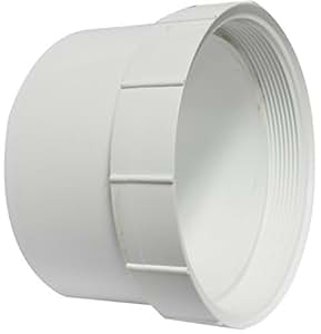 Canplas 193706S PVC DWV Female Cleanout Adapter, 6-Inch, White ...