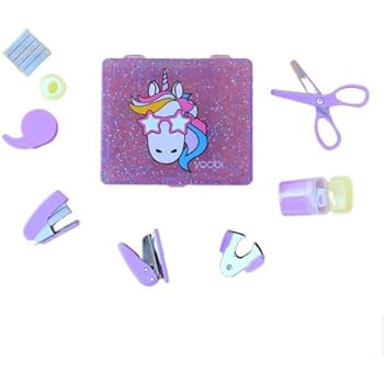 Amazon.com : Desk Mini Supply Kit-Pink by Yoobi : Office Products
