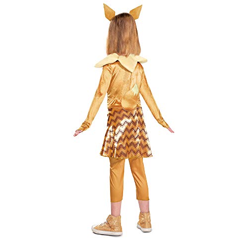 Pokemon Eevee Costume for Kids, Girls Deluxe Character Outfit, Child ...