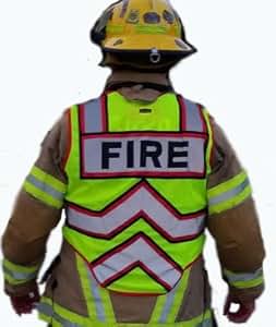 ULTRABRIGHT RED-FIRE 6 Point Breakaway Public Safety Vest - OVERSIZE ...