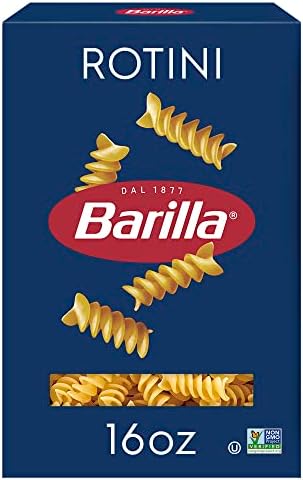 Barilla Rotini Pasta, 16 oz. Box - Non-GMO Pasta Made with Durum Wheat ...