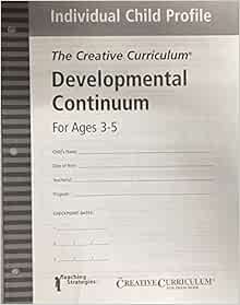 Amazon - The Creative Curriculum Developmental Continuum: Individual ...