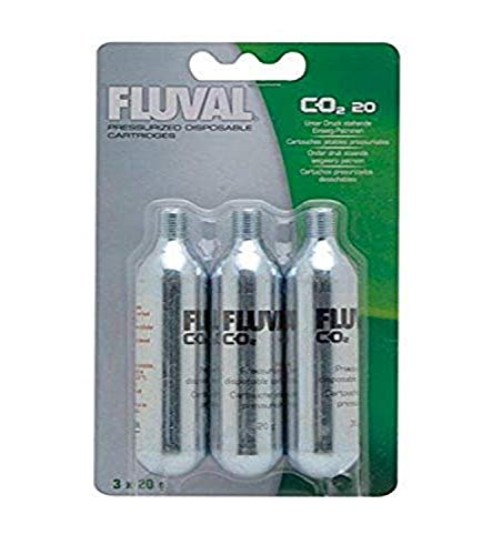Fluval Mini Pressurized CO2 Cartridges, CO2 Supplement for Planted ...