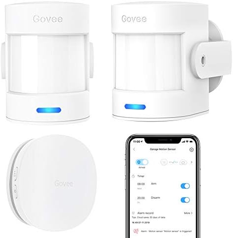 Govee Wi-Fi Motion Sensor Alarm, Remote Motion Detector for Home ...