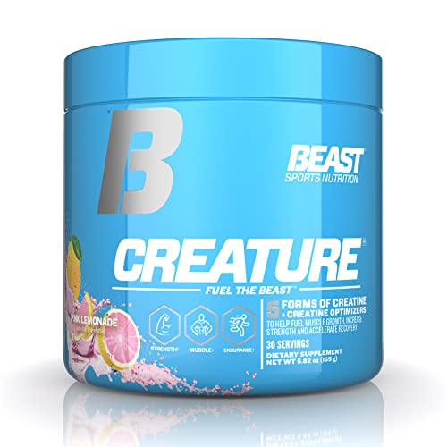 Beast Sports Nutrition Creature, Pink Lemonade - 30 Servings - 5 Forms ...