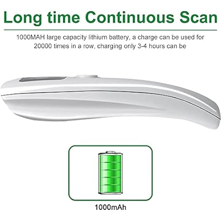 Mua NetumScan Bluetooth QR Barcode Scanner, Mini 1D 2D Barcode Scanner ...