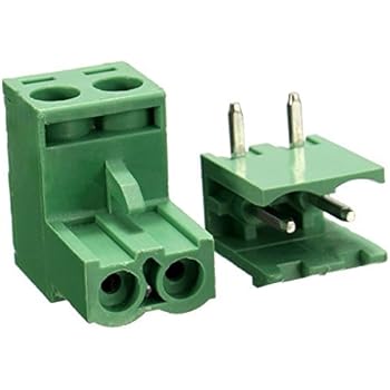 Amazon.com: Parts Express Phoenix Type Connector 2-Pole 5mm Pitch 4 ...