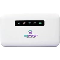 Newww MiFi Modem Internet portatil Incluye SIM con 5Gb Gratis : Amazon ...