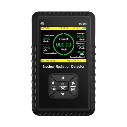 Geiger Counter Nuclear Radiation Detector - Portable Handheld Beta ...