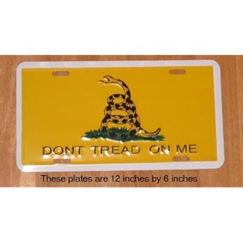 Amazon.com: Gadsden Flag License Plate: Automotive