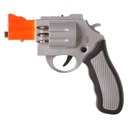 Forum Novelties Revolver Shaped Electric Screwdriver Gun with 6 Drill ...