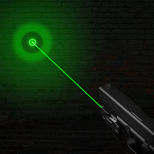 VOTATU H3L-GC Green Pistol Laser Sight, Circle Dot Laser Pattern ...
