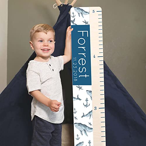Personalized Growth Chart For Kids - Wooden Growth Chart Height Ruler ...