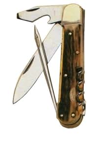 Amazon.com : Hubertus German Hunting Pocket Folding Knife 3.15" Blade W ...