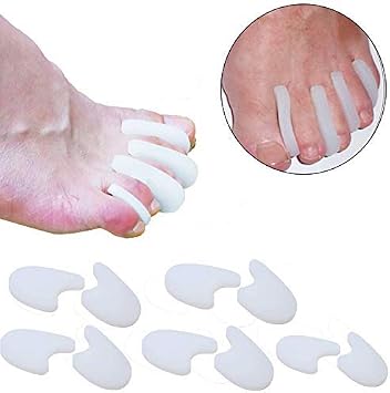 10 Pcs Gel Toe Spacer, Gel Toe Separators for Hammer Toe, Overlapping ...