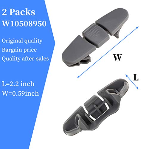 UPGRADED W10350375 Dishwasher Top Rack Adjuster and W10508950 ...