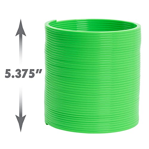 Slinky the Original Walking Spring Toy, Plastic Giant Slinky 4 Pack, by ...