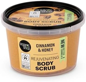 Organic Shop Honey Cinnamon Body Scrub, 250 Ml, Gold, Ml (Pack Of 1 ...