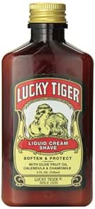 Amazon.com: Lucky Tiger Lucky Tiger Liquid Cream Shave, 5 Oz, 5 Oz ...