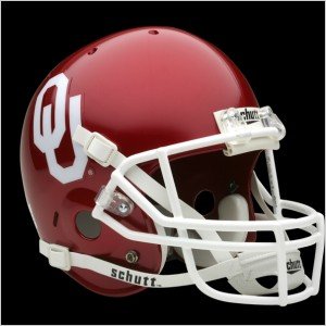 Amazon.com : Oklahoma Sooners OU NCAA Schutt Full Size Replica Helmet ...