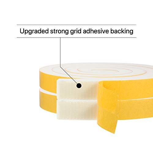 Foam Insulating Tape-2 Rolls, 1 Inch Wide X 1 Inch Thick Total 13 Feet Long, Thick Foam Strips ...