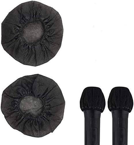 Amazon.com: 100-pcs Disposable Microphone Covers Non-Woven Mic Covers ...