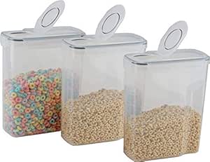 Amazon.com - cereal container (3 PACK) - cereal storage containers made ...