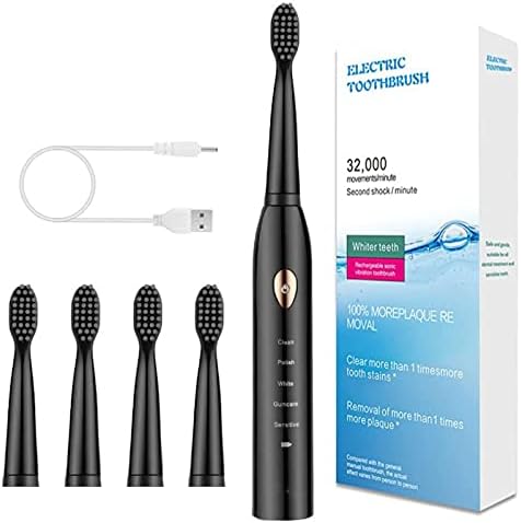 Arabest Sonic Electric Toothbrush, Whitening Toothbrush with 4 Brush ...