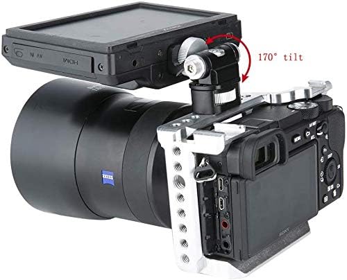 NICEYRIG DSLR Monitor Mount with 3/8” ARRI Standard, Tilt and Swivel ...
